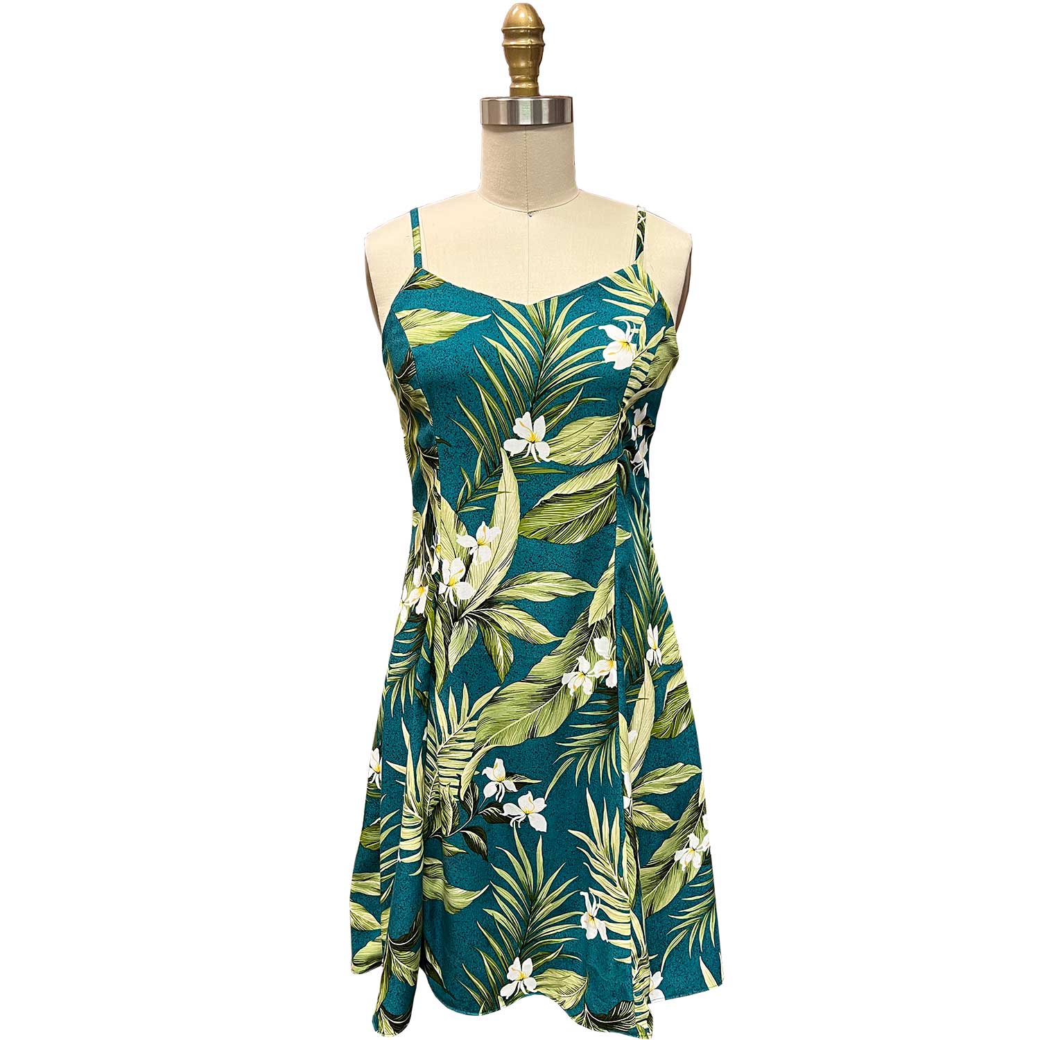 White Ginger Jade Spaghetti Dress – Paradise Found