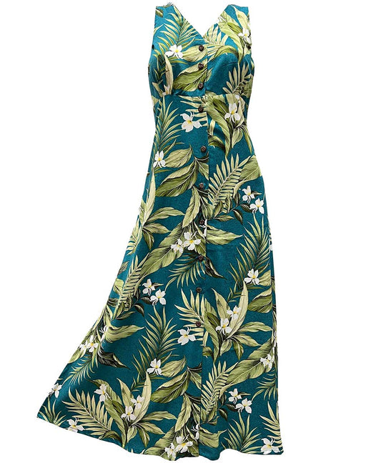 White Ginger Jade Button Front Tank Dress – Paradise Found